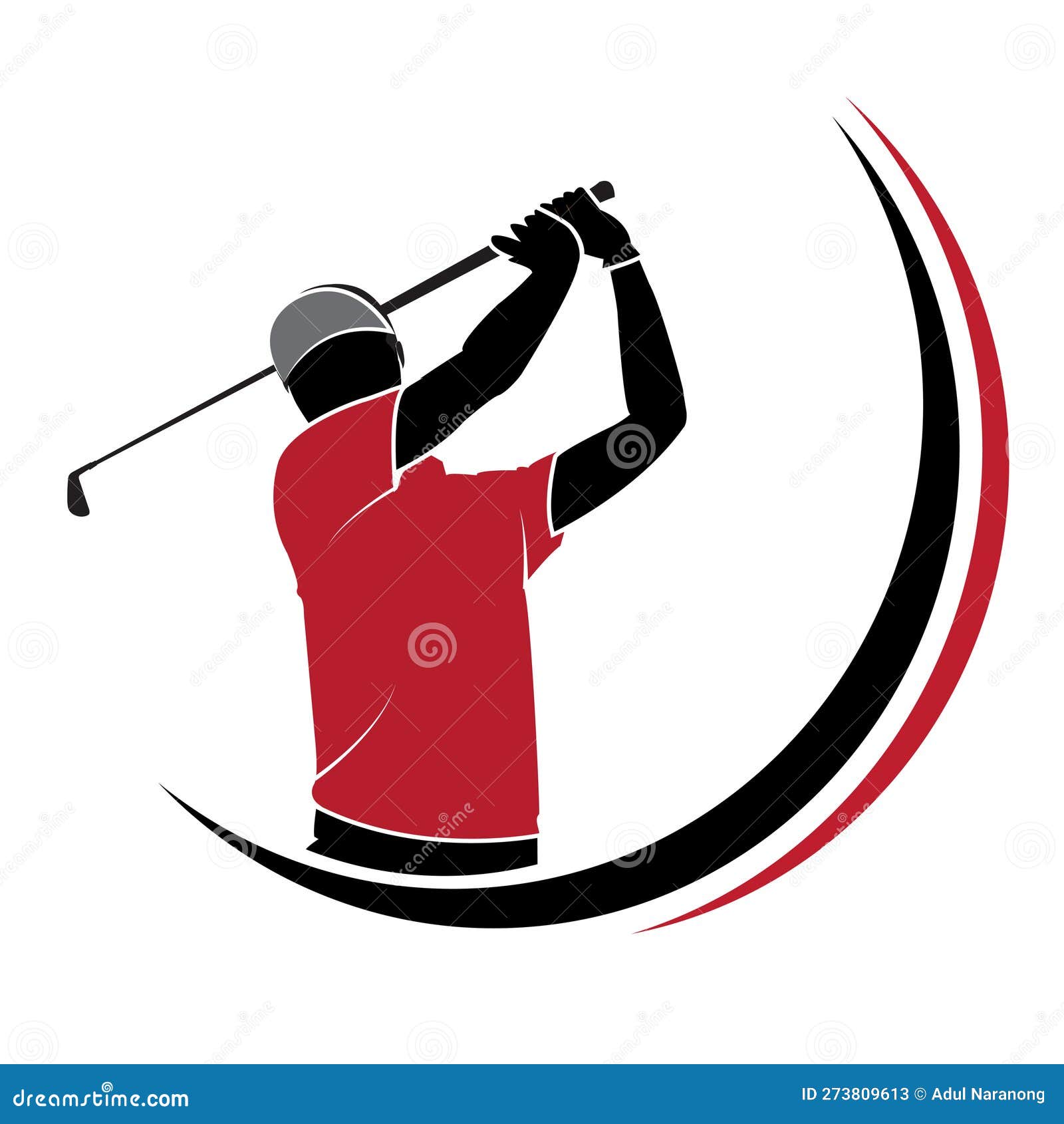 Golf tournament logo stock vector. Illustration of competition - 273809613
