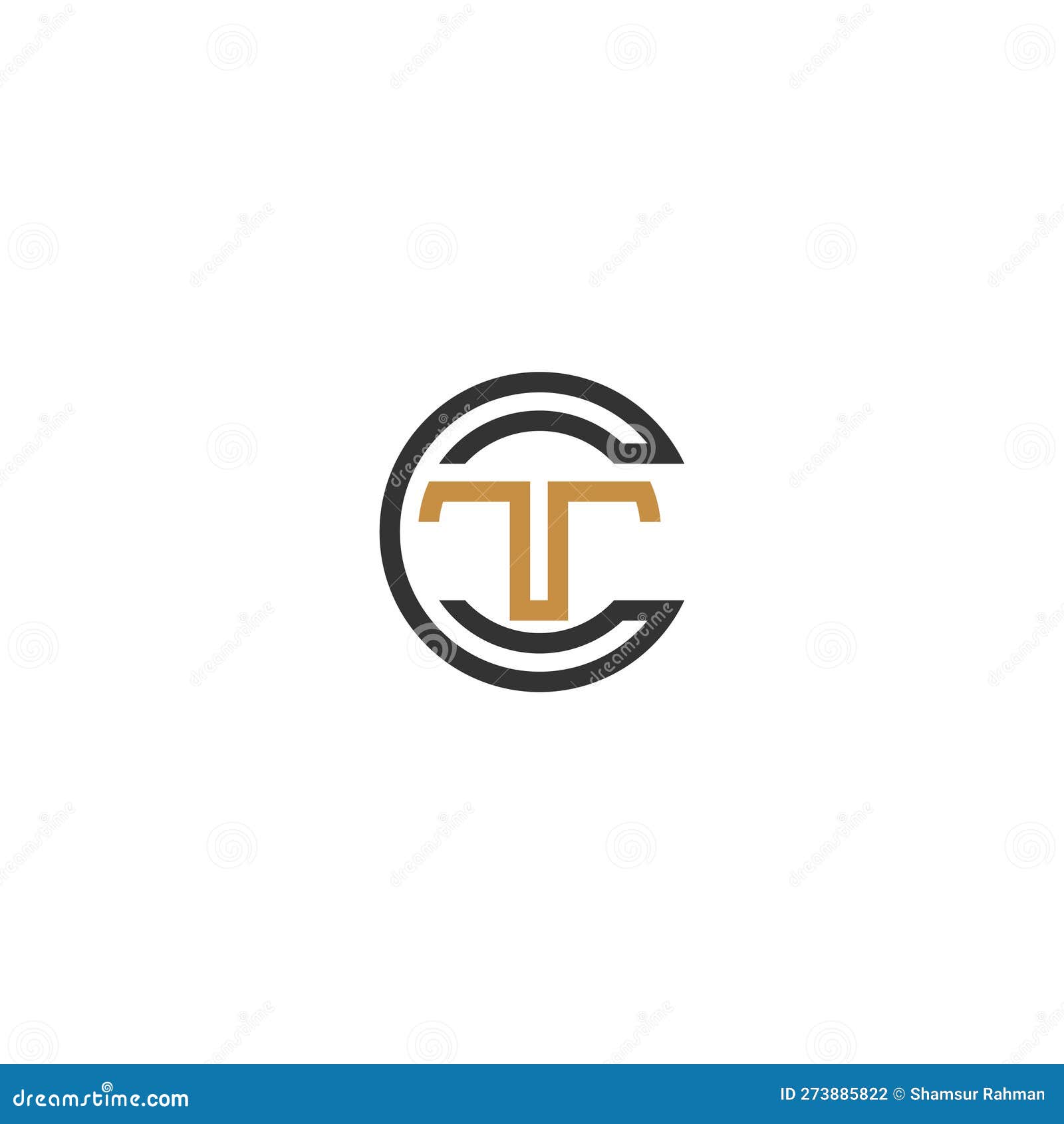 Alphabet Initials Logo CT, TC, C and T Stock Vector - Illustration of ...