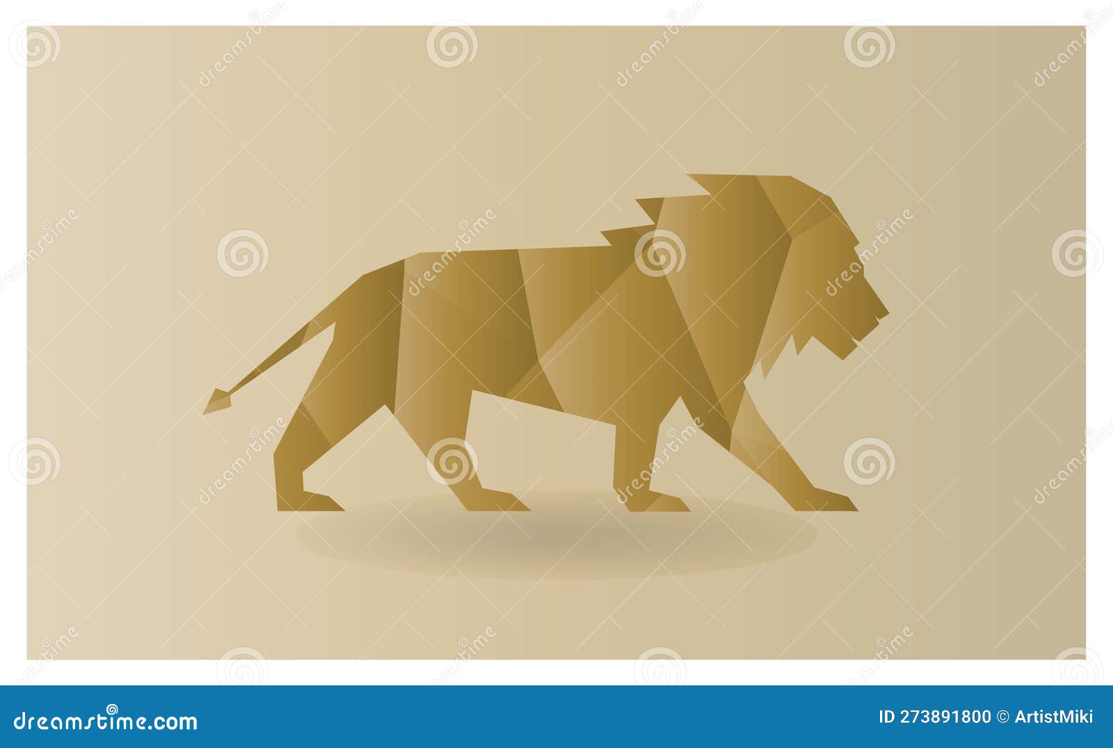 Geometric Lion Clip Art Design, Vector Stock Vector - Illustration of ...