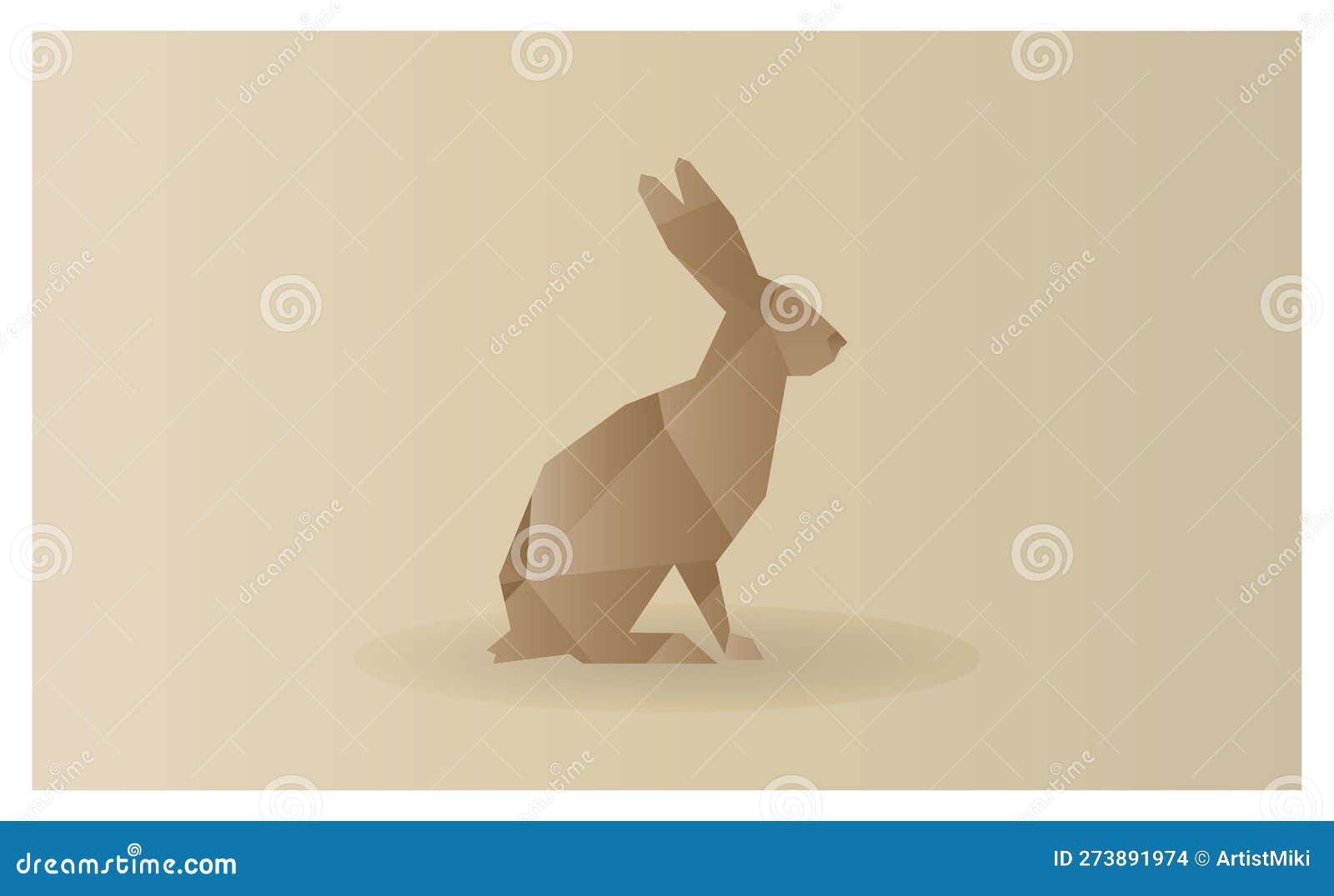 Geometric Rabbit Clip Art Design, Vector Stock Vector - Illustration of ...