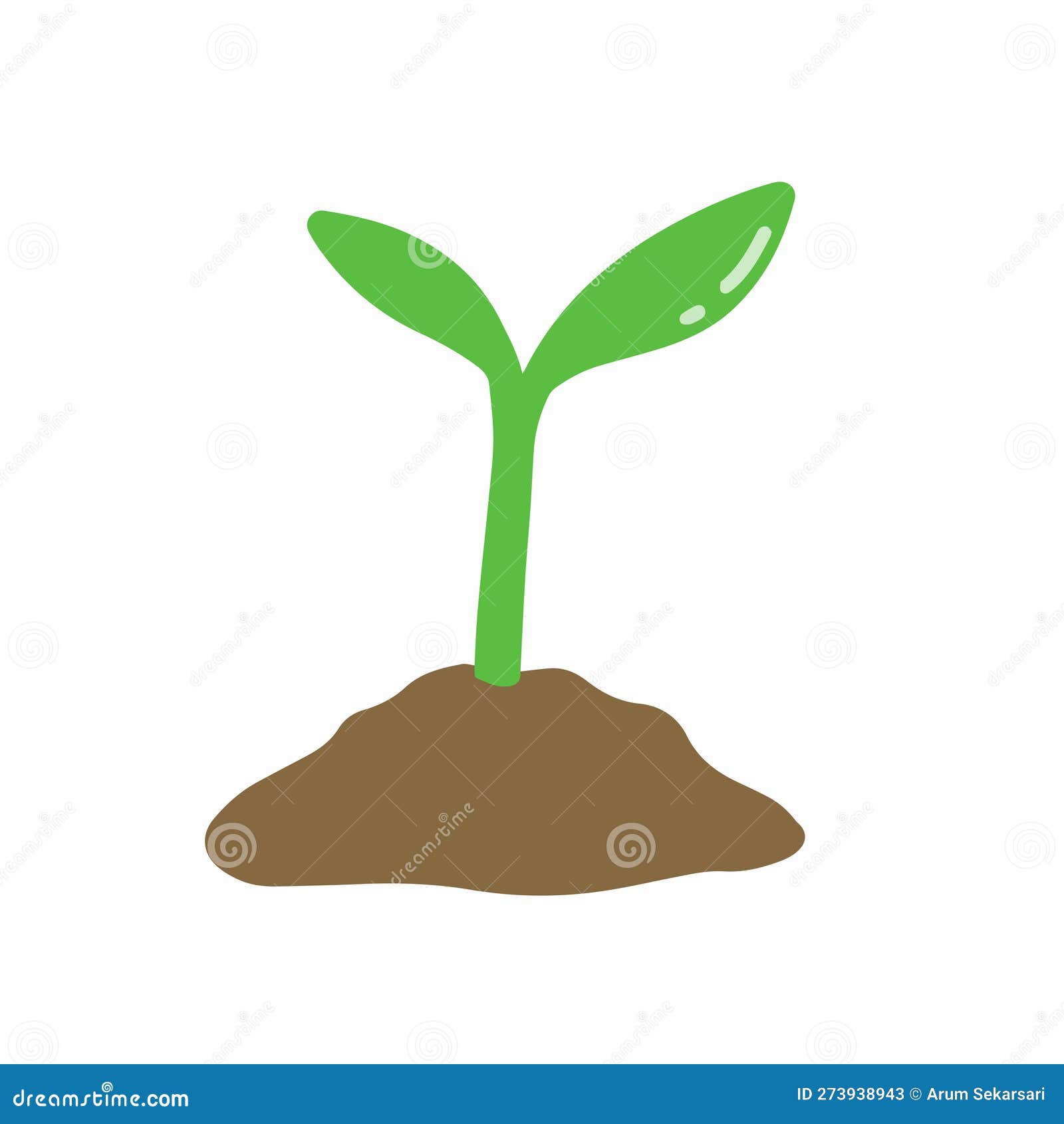 Illustration of Growing Tree Buds Stock Illustration - Illustration of ...