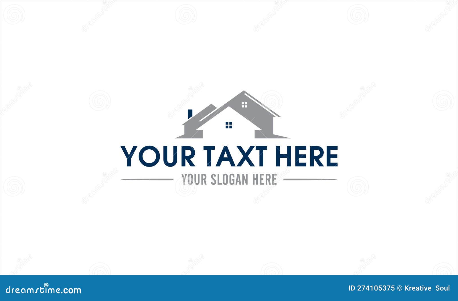 Eye Catching Logo Design for Real Estate Stock Vector - Illustration of ...