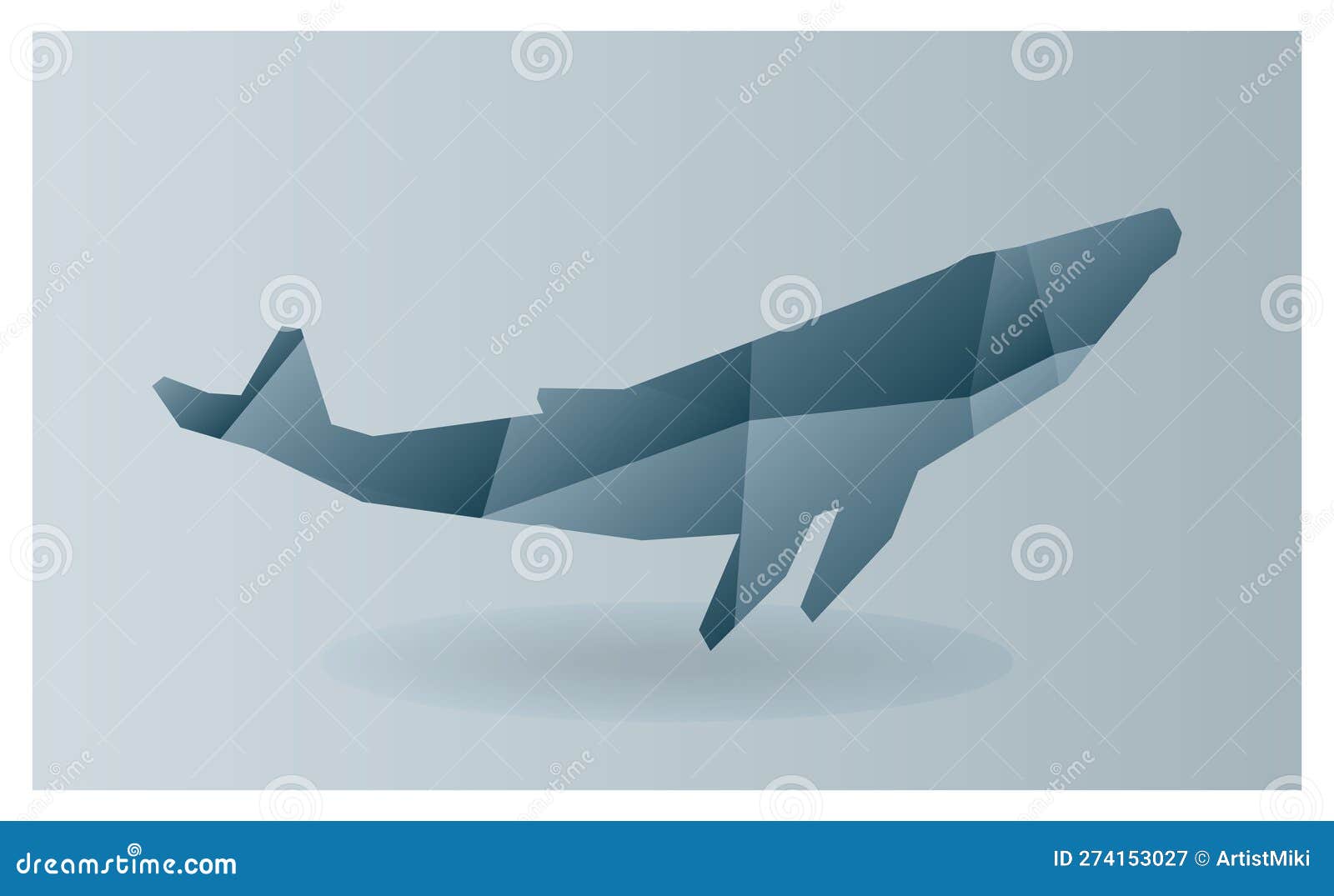 Geometric Whale Clip Art Design, Vector Stock Vector - Illustration of ...