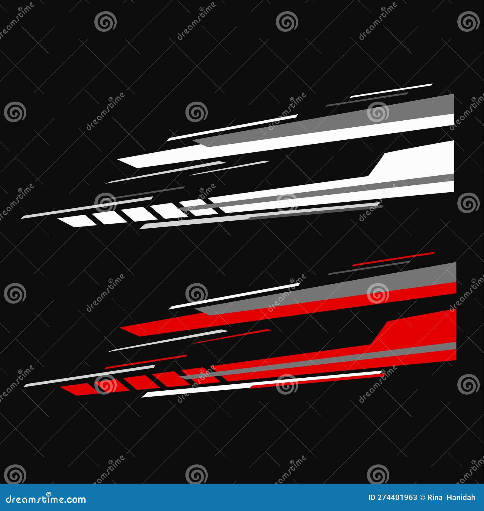 Race Car Wrap Background Vinyl Sticker Vector Design Stock Vector ...