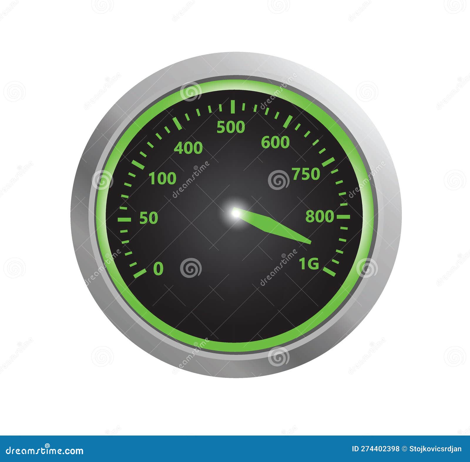 Velocity Test Vector Icon In 6 Different Modern Styles. Black, Two ...