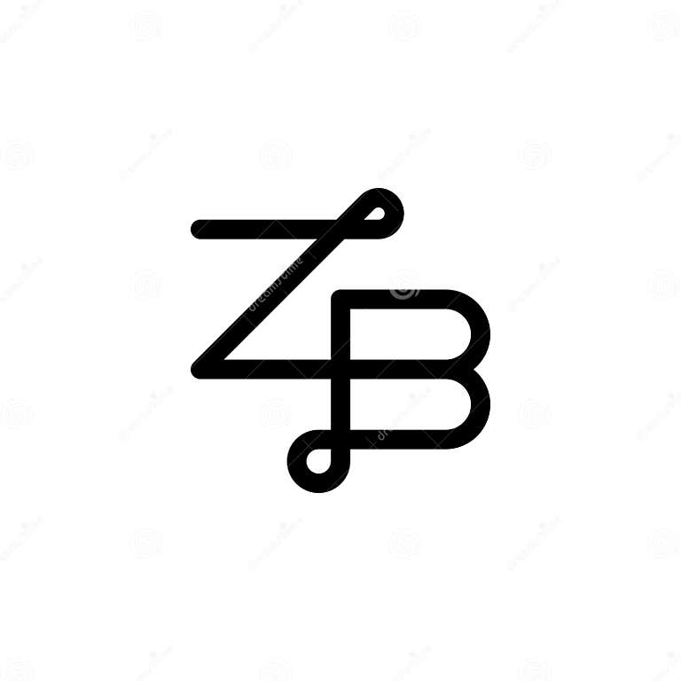 ZB Logo, ZB Monogram, Initial ZB Logo, Letter ZB Logo, Letter ZB Icon ...