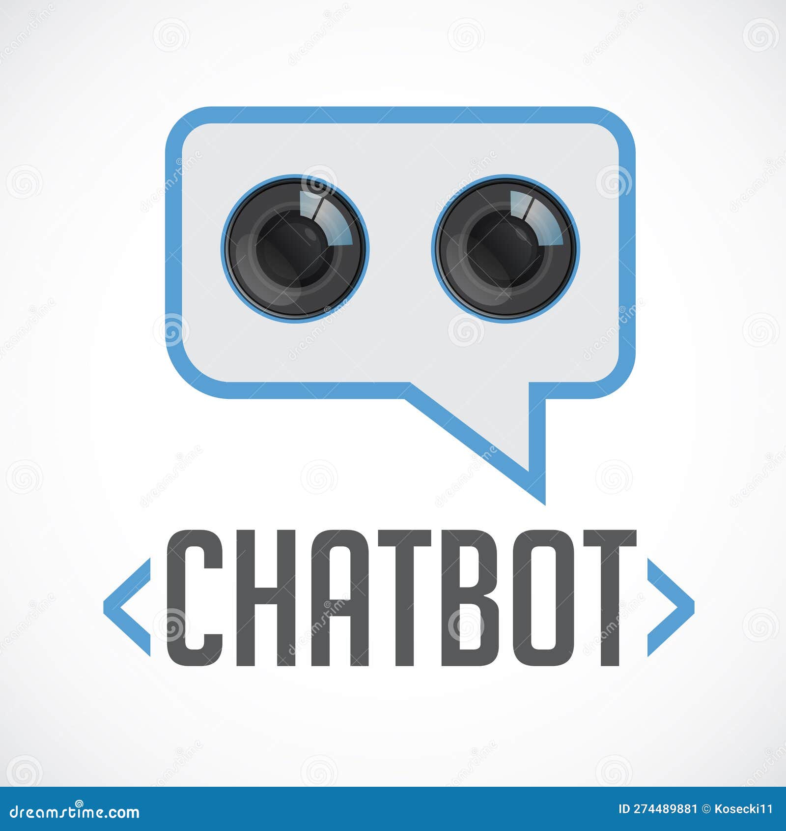 Chatbot - Open Ai Solution for Business - Concept Logo - Conversation ...