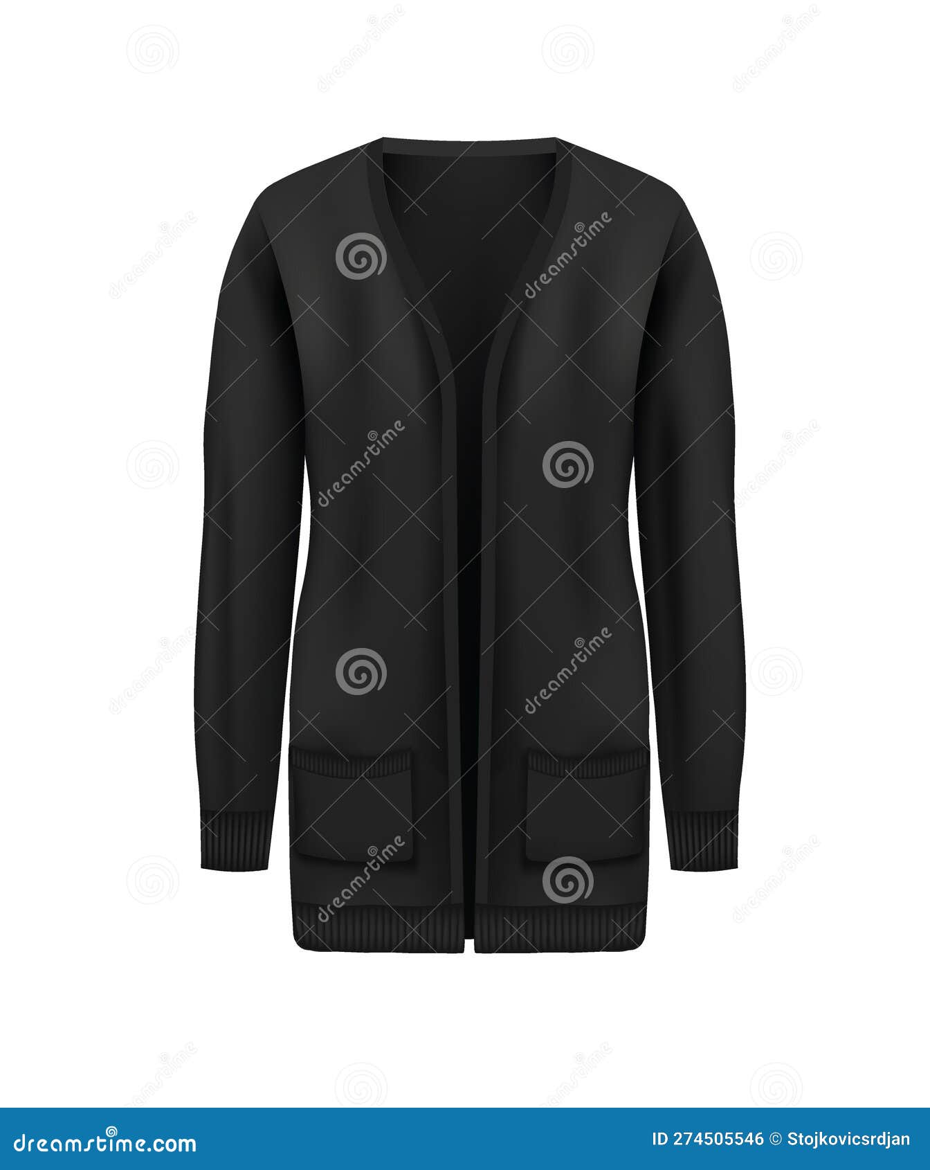 Women black jumper stock vector. Illustration of product - 274505546