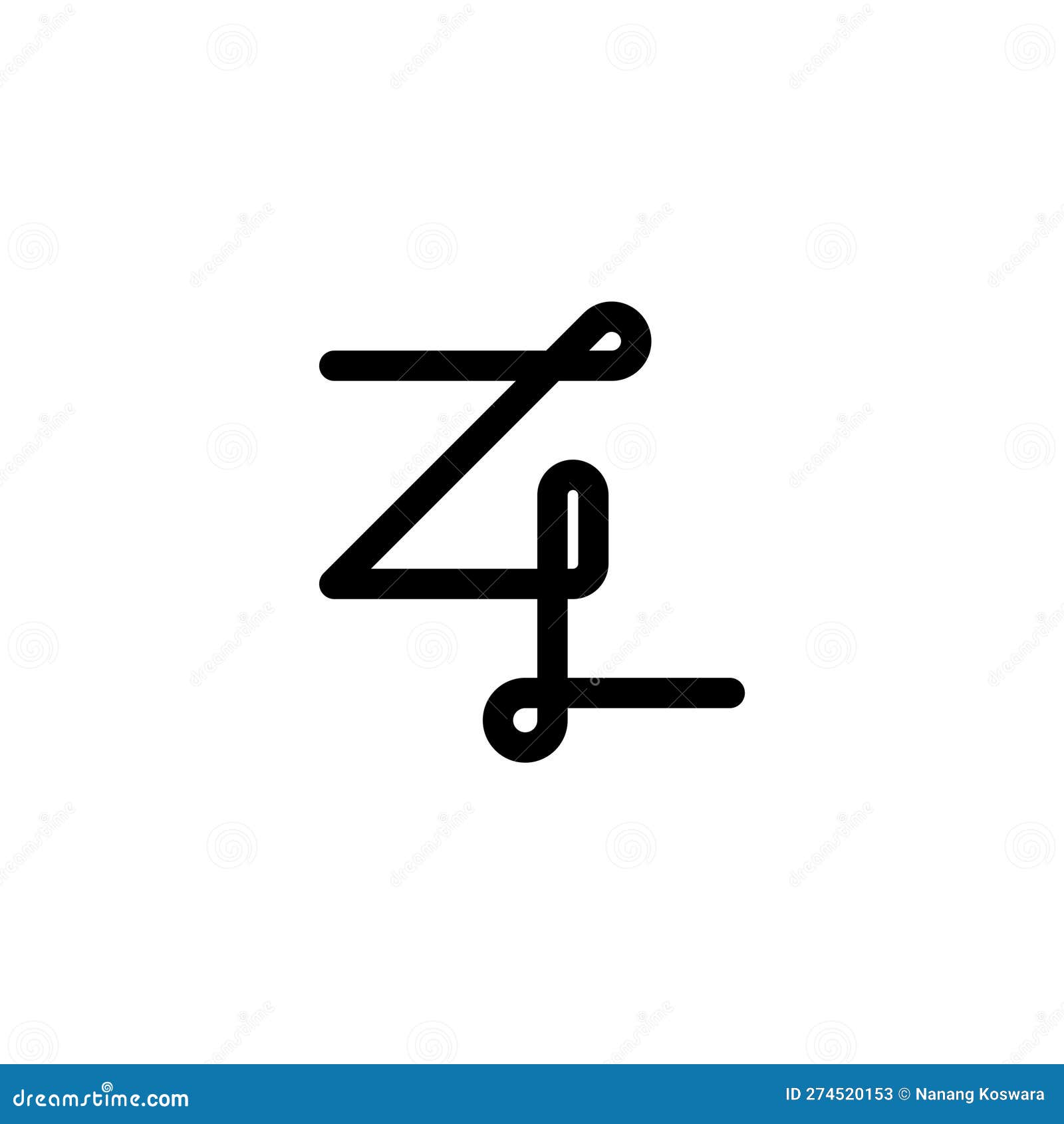 ZL Logo, ZL Monogram, Initial ZL Logo, Letter ZL Logo, Letter ZL Icon ...