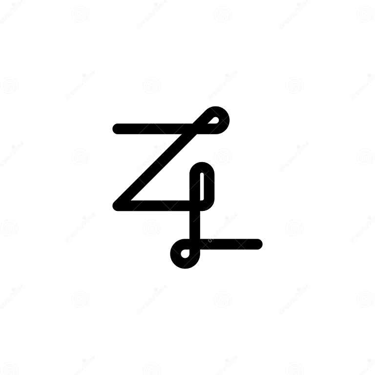 ZL Logo, ZL Monogram, Initial ZL Logo, Letter ZL Logo, Letter ZL Icon ...