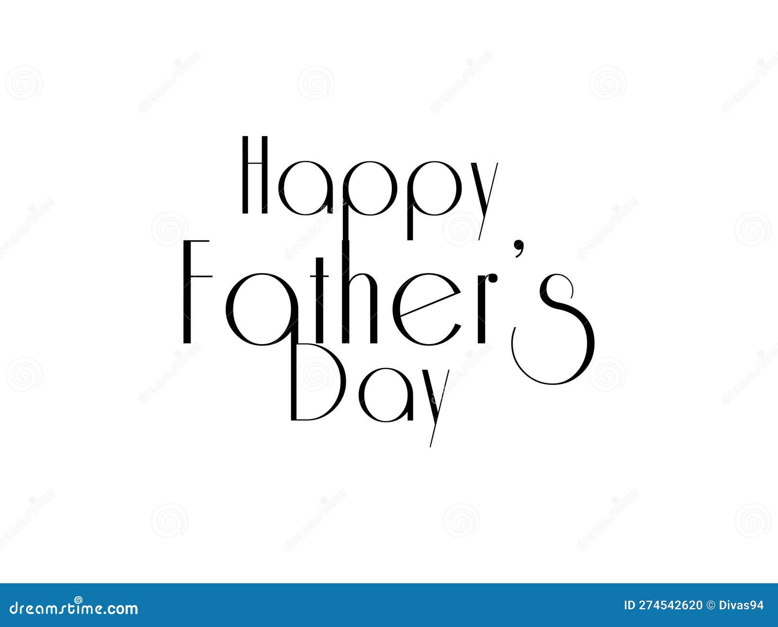Typography for Happy Father S Day. Stock Vector - Illustration of ...