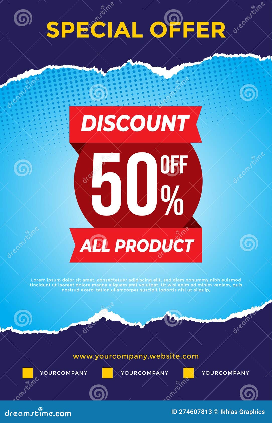 Special Offer, Sale Poster Template Discount Poster Stock Vector ...