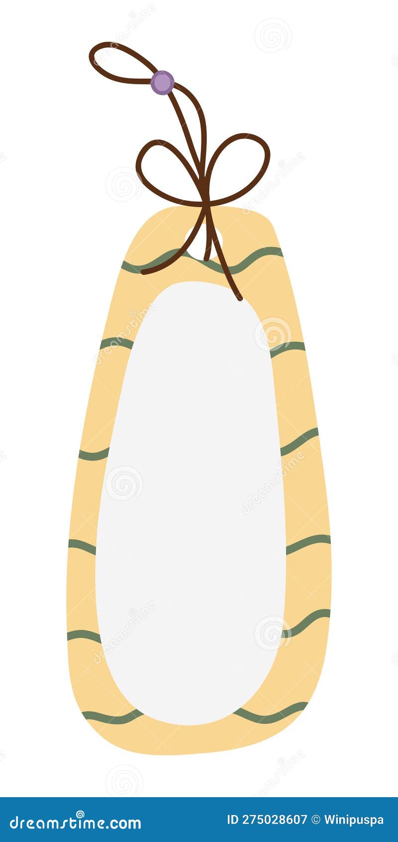 Blank Gift Box Tags or Sale Shopping Labels with Rope Stock Vector ...