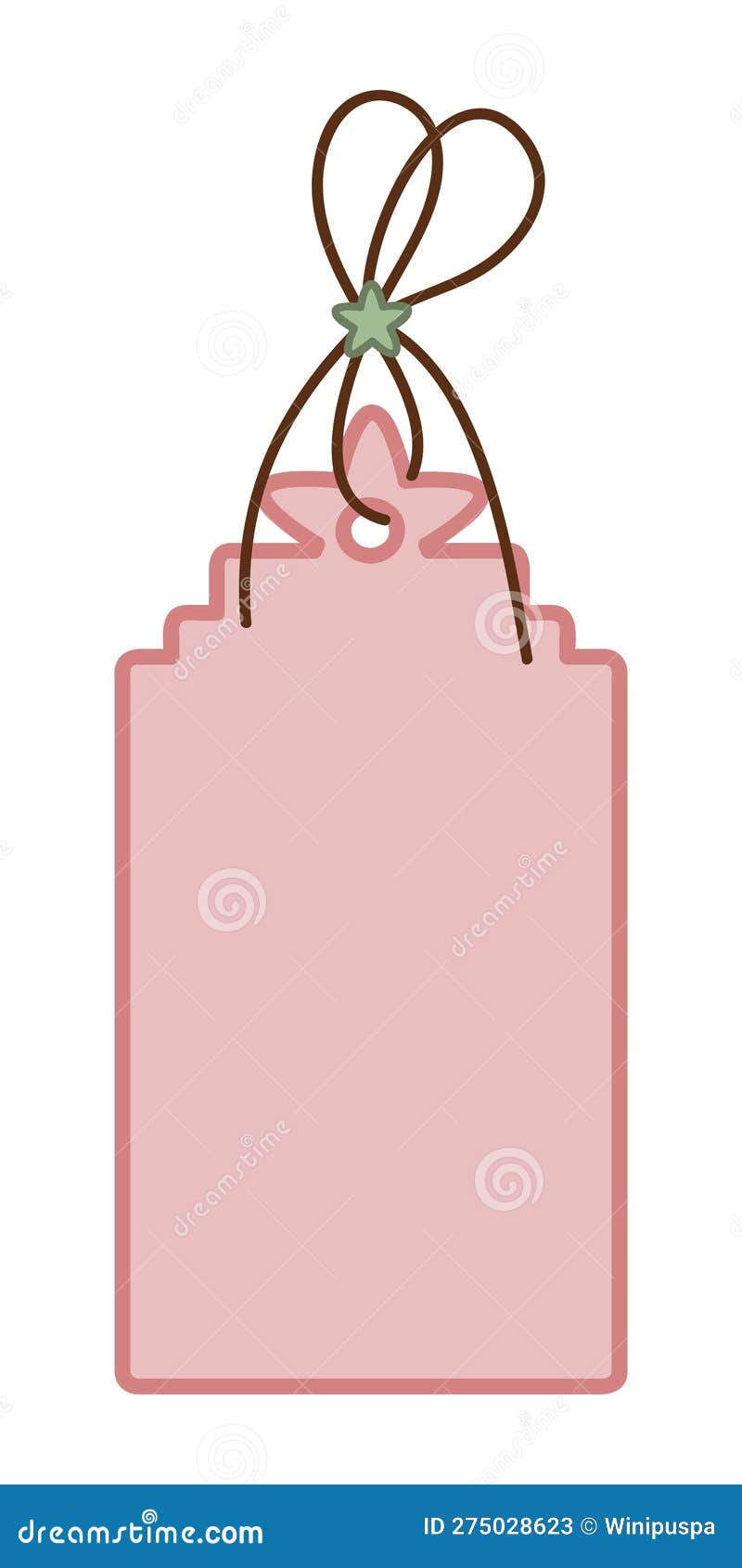 Blank Gift Box Tags or Sale Shopping Labels with Rope Stock Vector ...
