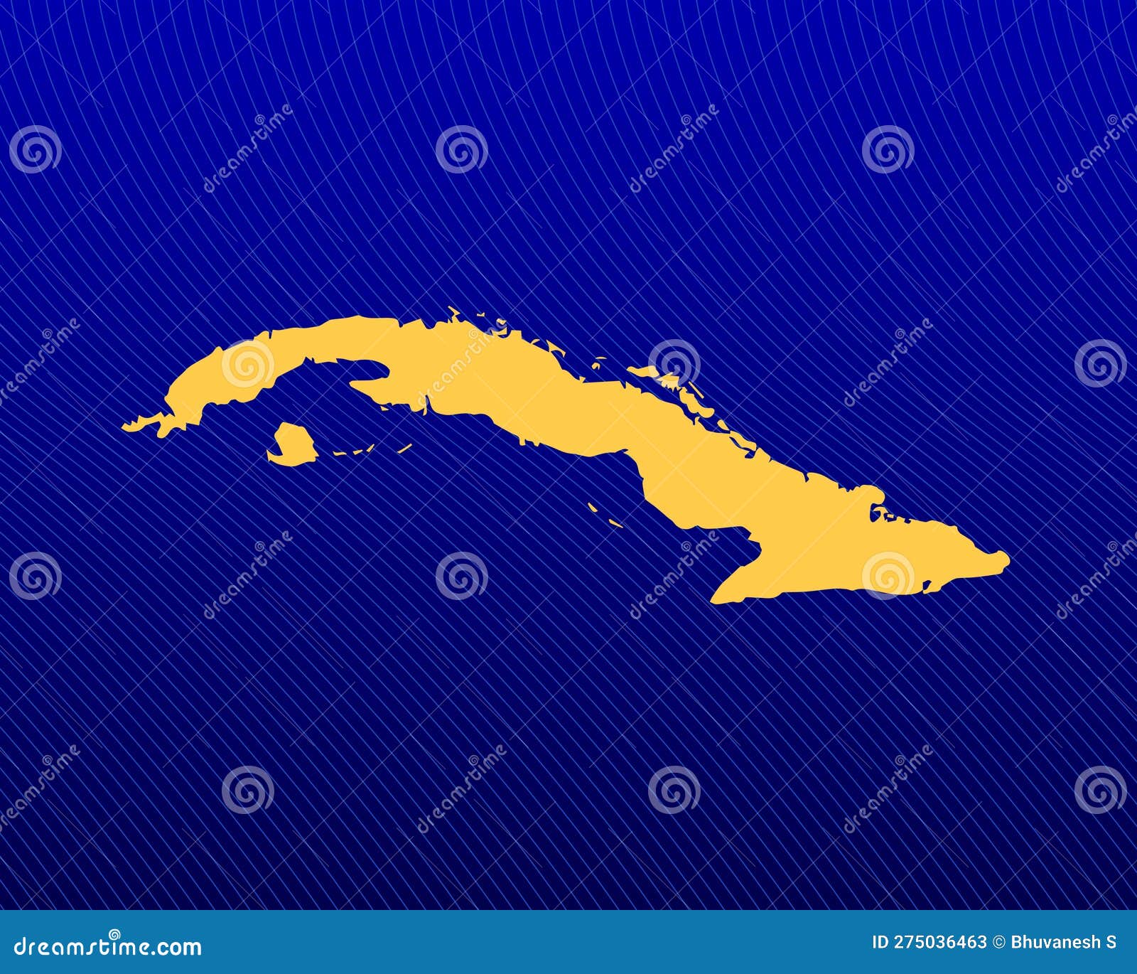 Blue Gradient Background, Yellow Map and Curved Lines Design of the ...