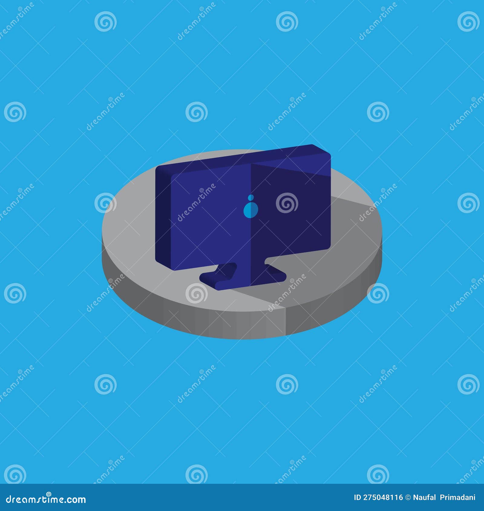 Icon Monitor School Icon stock illustration. Illustration of paper ...