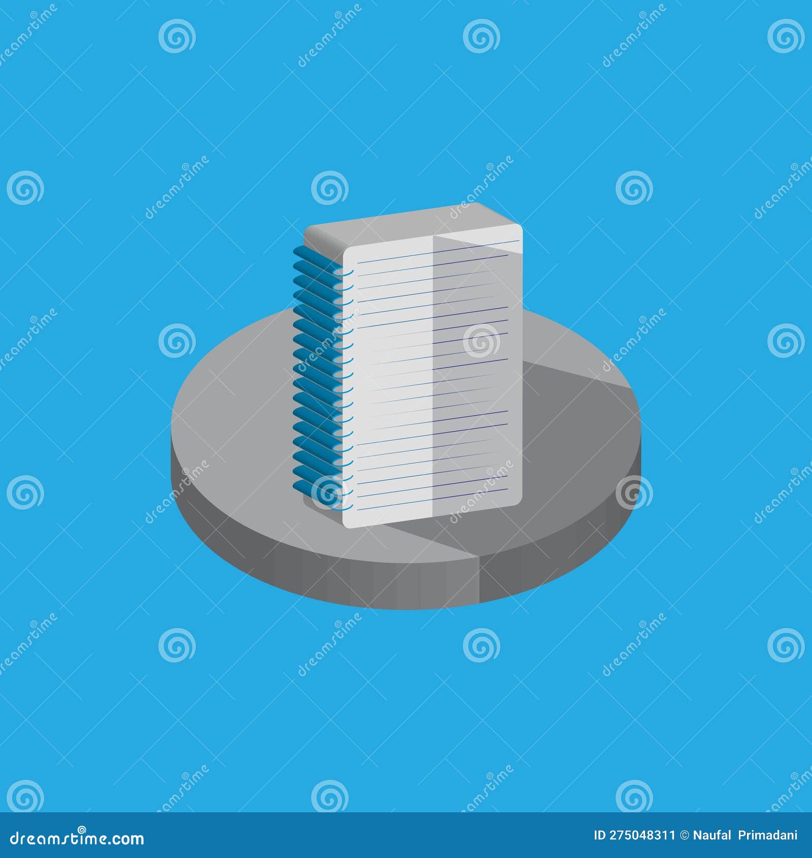 Icon 2D Paper School Icon stock illustration. Illustration of accurat ...