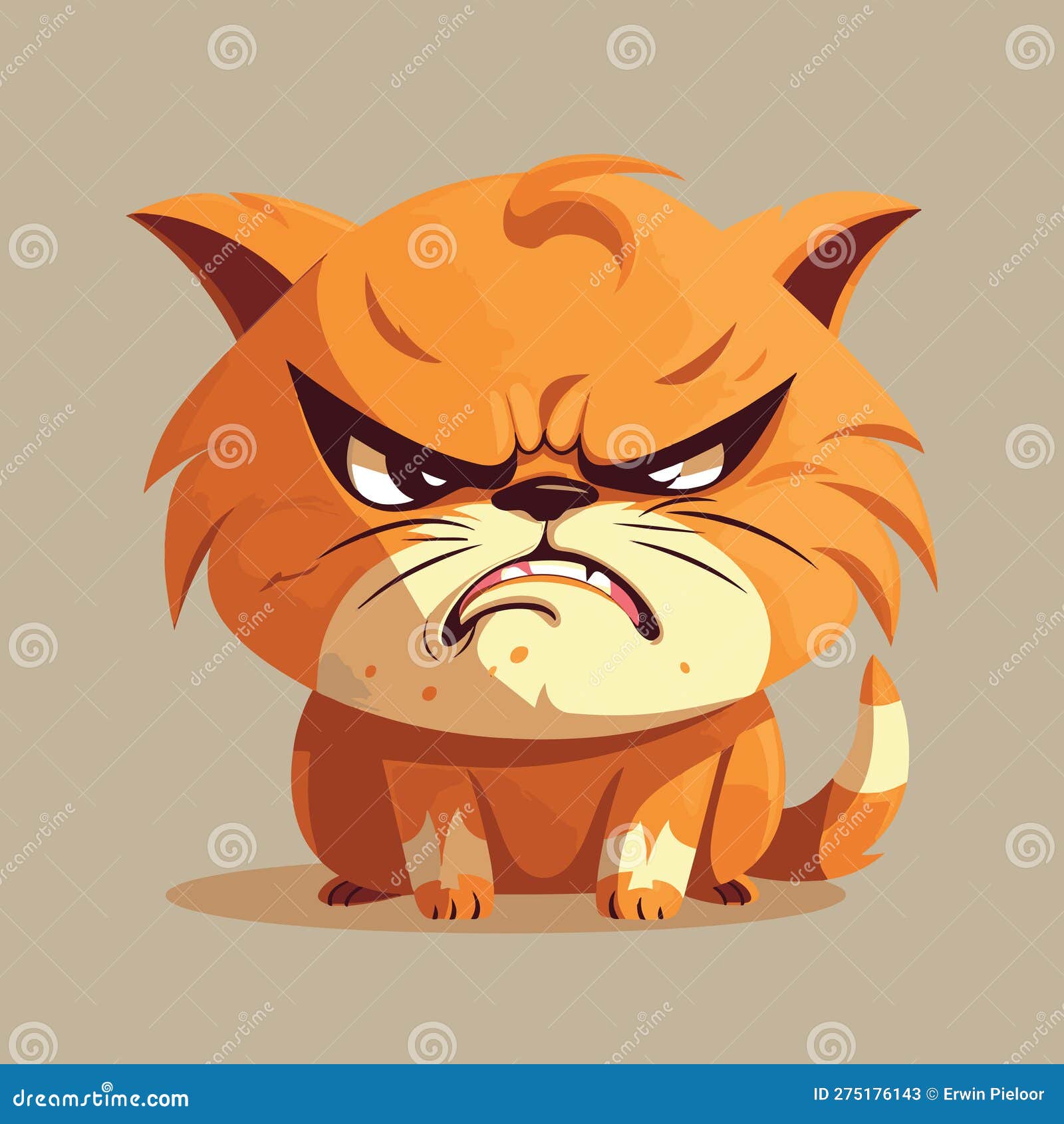 Angry Chibi Cat