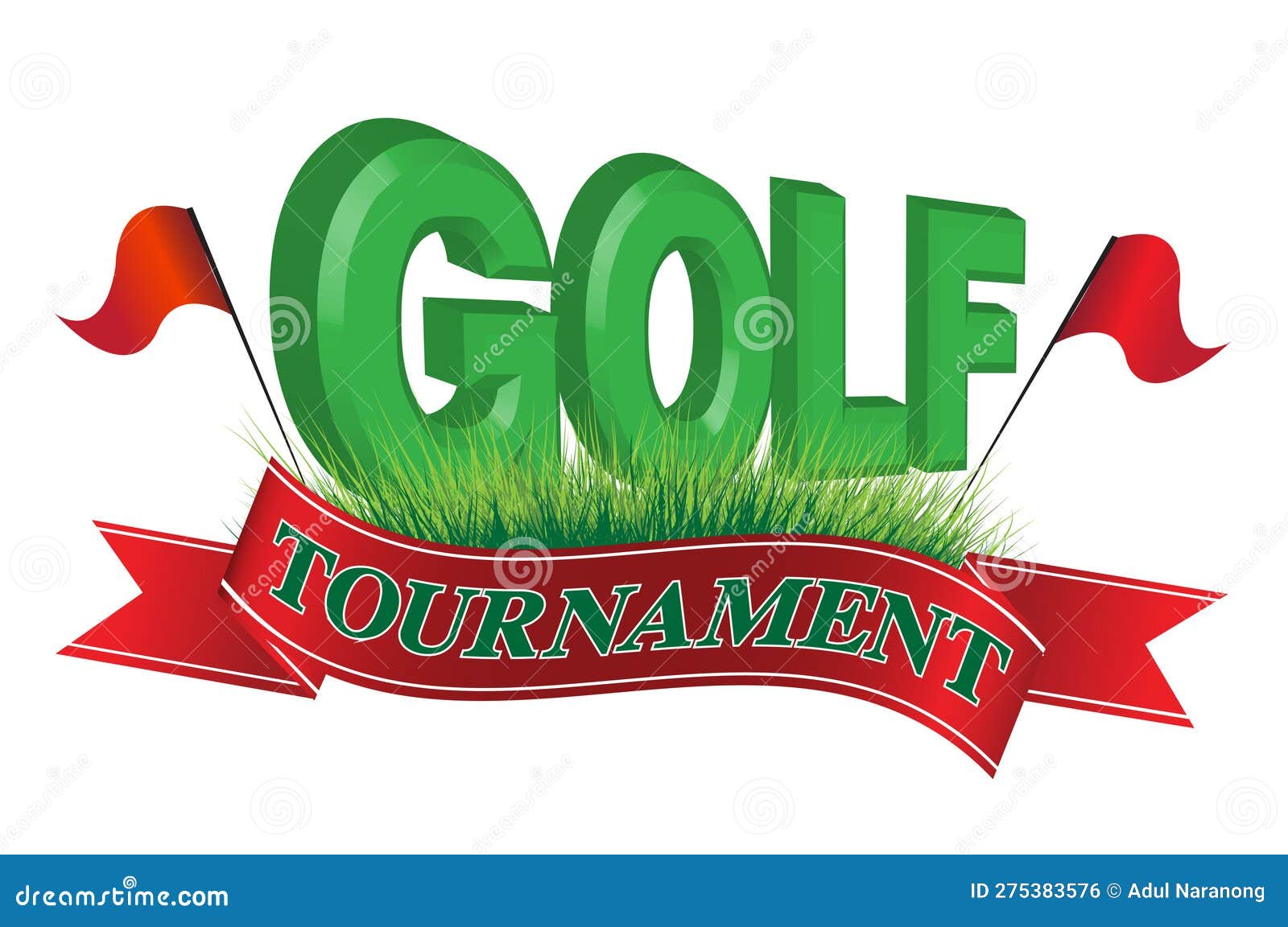 Golf font stock vector. Illustration of outdoor, game - 275383576