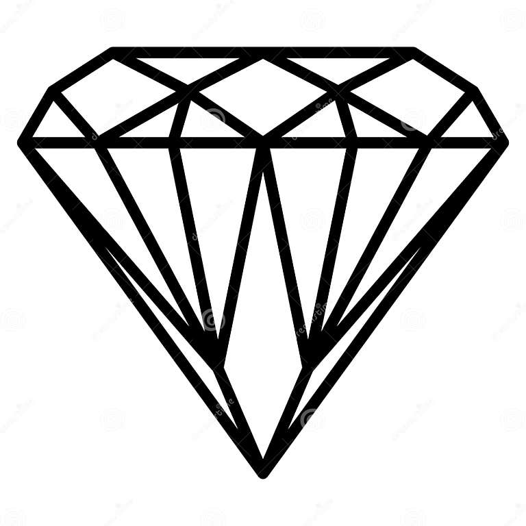 Diamond crystal vector stock vector. Illustration of icon - 275431068