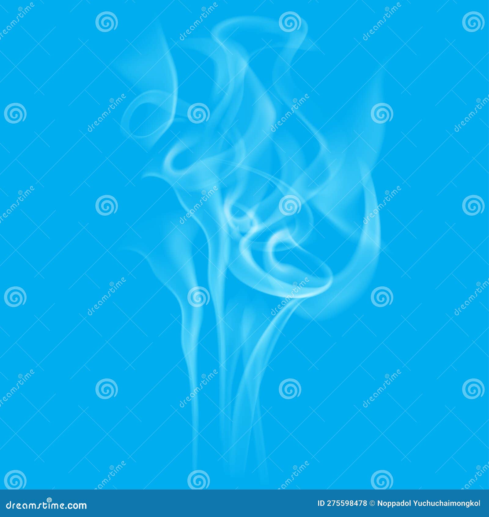 Abstract Smoke on Cyan Color Background Stock Vector - Illustration of ...