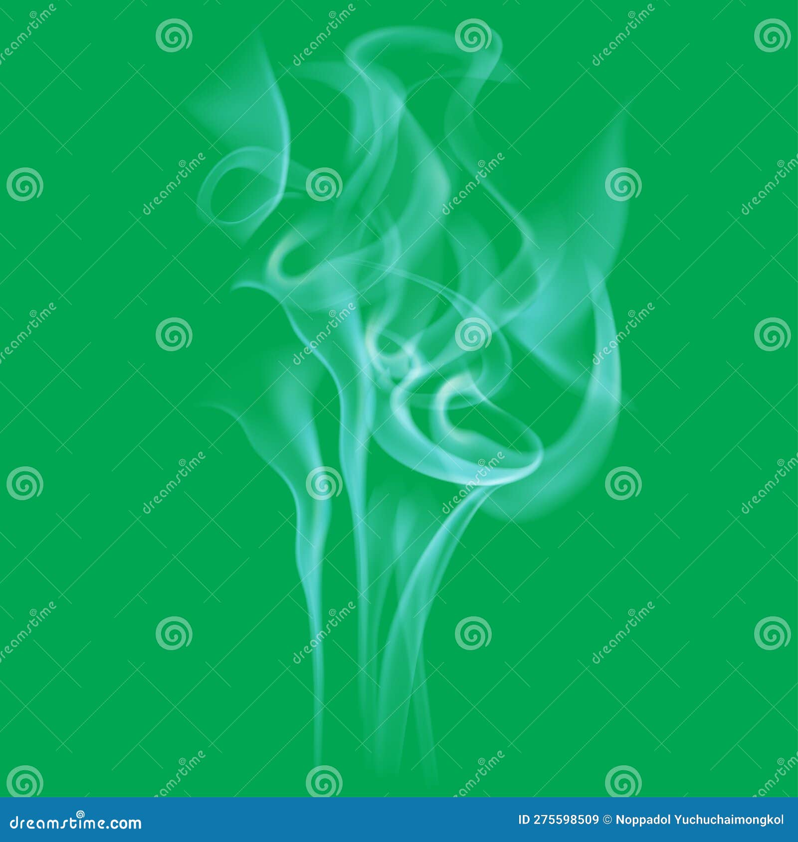 Abstract Smoke on Green Background Stock Vector - Illustration of soft ...