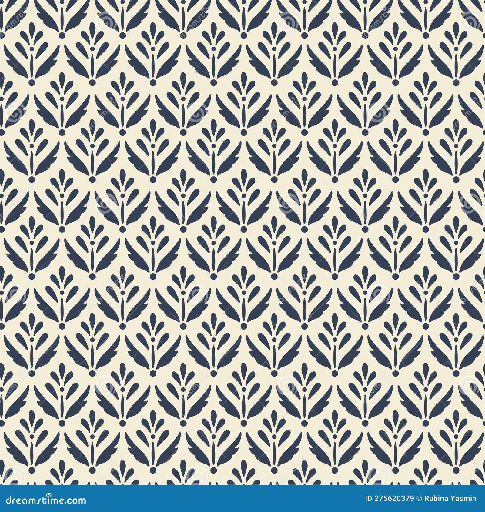 Sprig Seamless Pattern Al Over Print Repeat Endless Pattern Stock ...