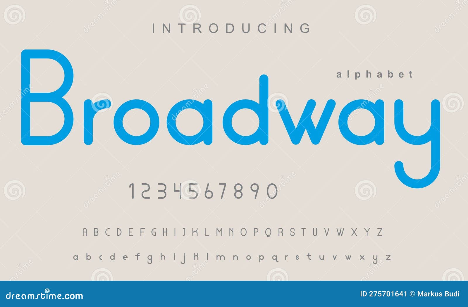 Broadway Font. Elegant Alphabet Letters Font and Number Stock Vector ...