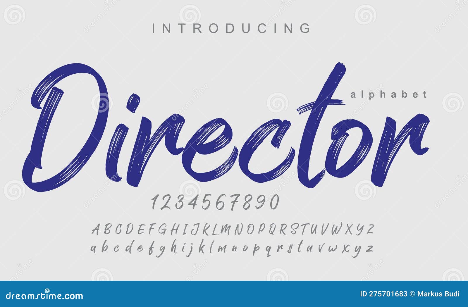 Director Font. Elegant Alphabet Letters Font and Number Stock Vector ...