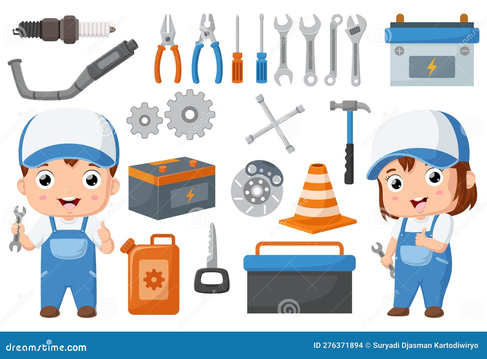 Cute Mechanic Monsters. Toys For Kids. Characters Of Robots. Vector ...