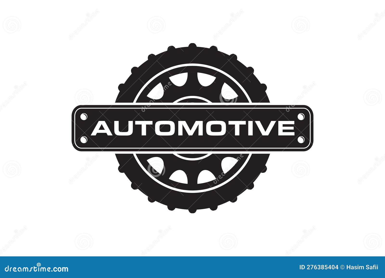 Automotive Wheel Emblem Logo Stock Vector - Illustration of automobile ...