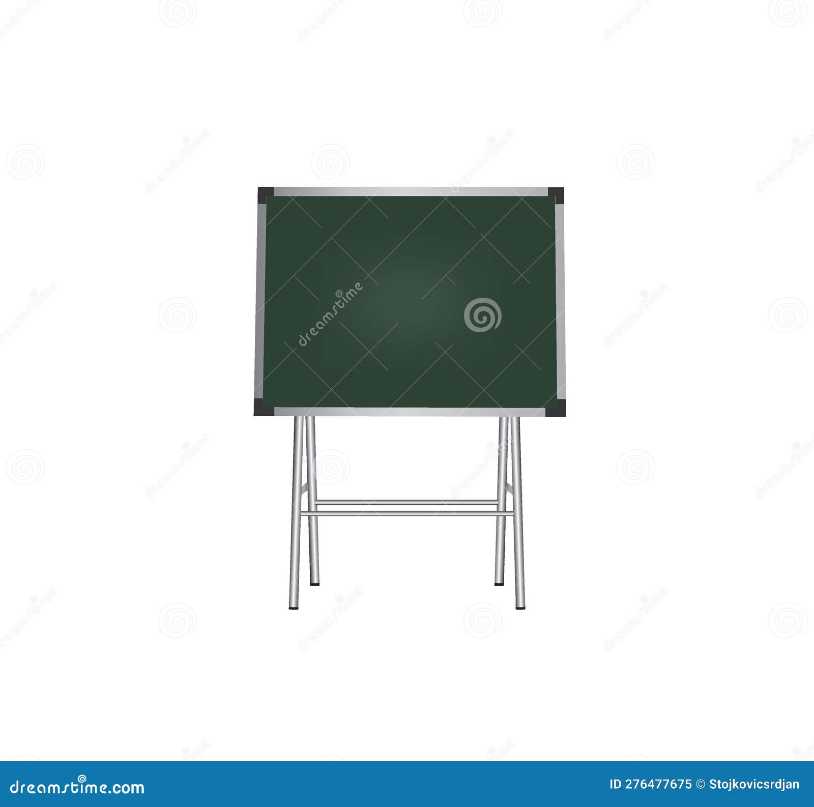 Greenboard flip chart stock vector. Illustration of blank - 276477675