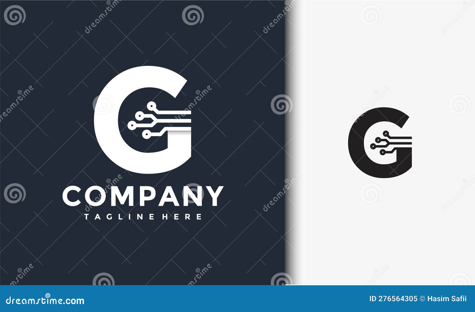 Initial G technology logo stock vector. Illustration of creative ...