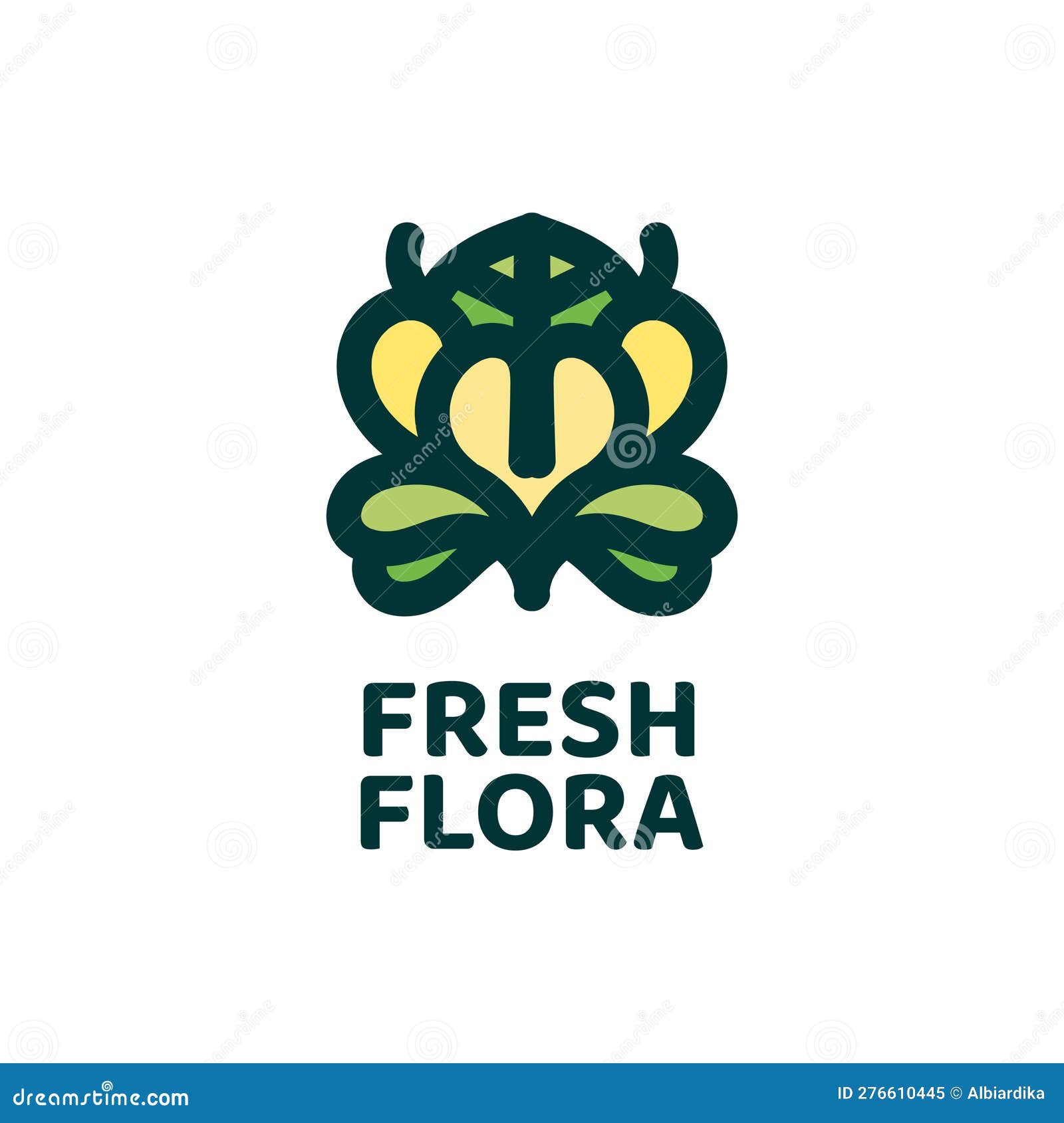 Fresh Flora Flower Nature Logo Concept Design Illustration Stock Vector - Illustration of nature ...