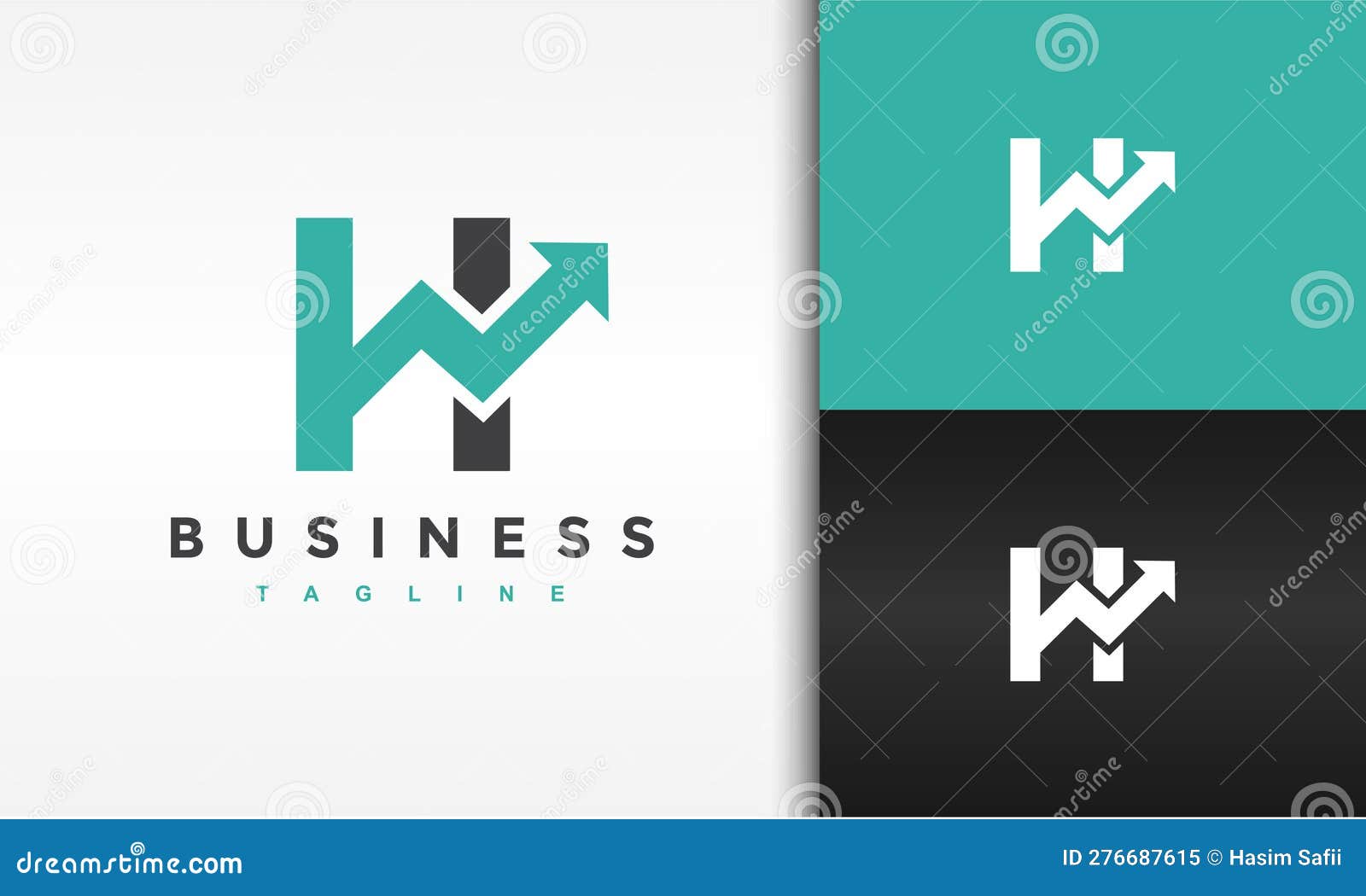 Initial H Graphic Arrow Logo Stock Vector - Illustration of symbol ...