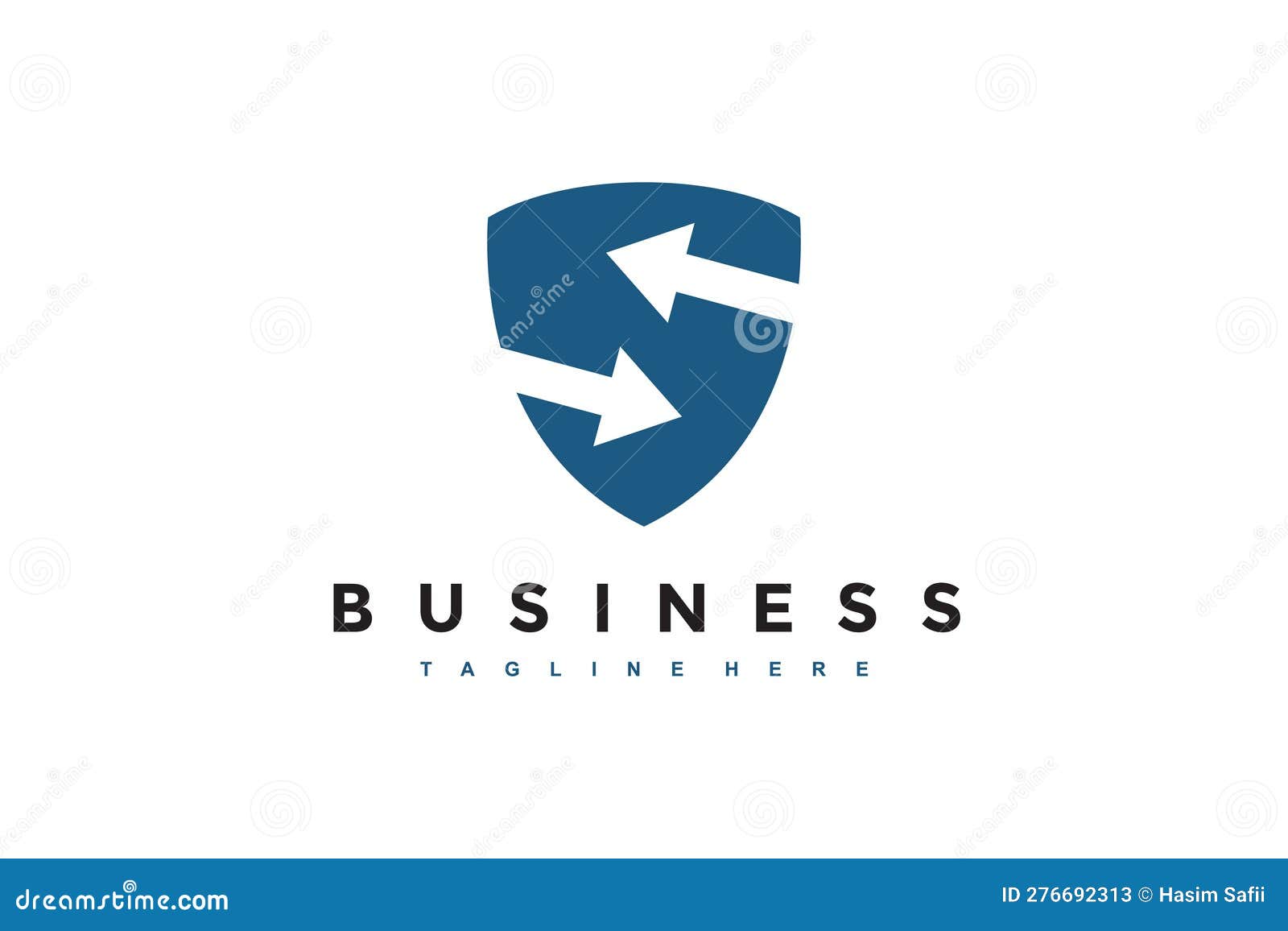 Shield arrow logo stock vector. Illustration of badge - 276692313