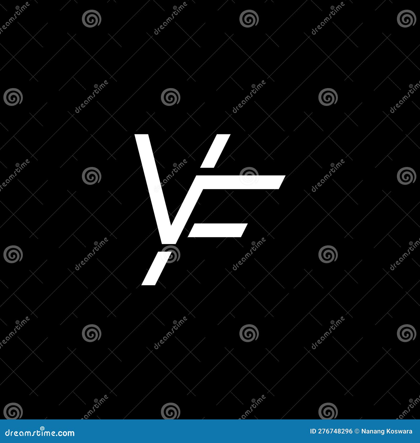 VF Logo, VF Monogram, Initial VF Logo, Letter VF Logo, Icon, Vector ...