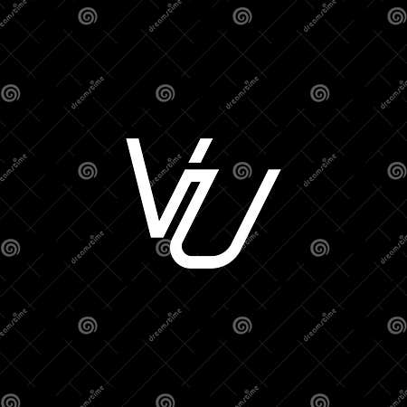 VU Logo, VU Monogram, Initial VU Logo, Letter VU Logo, Icon, Vector ...