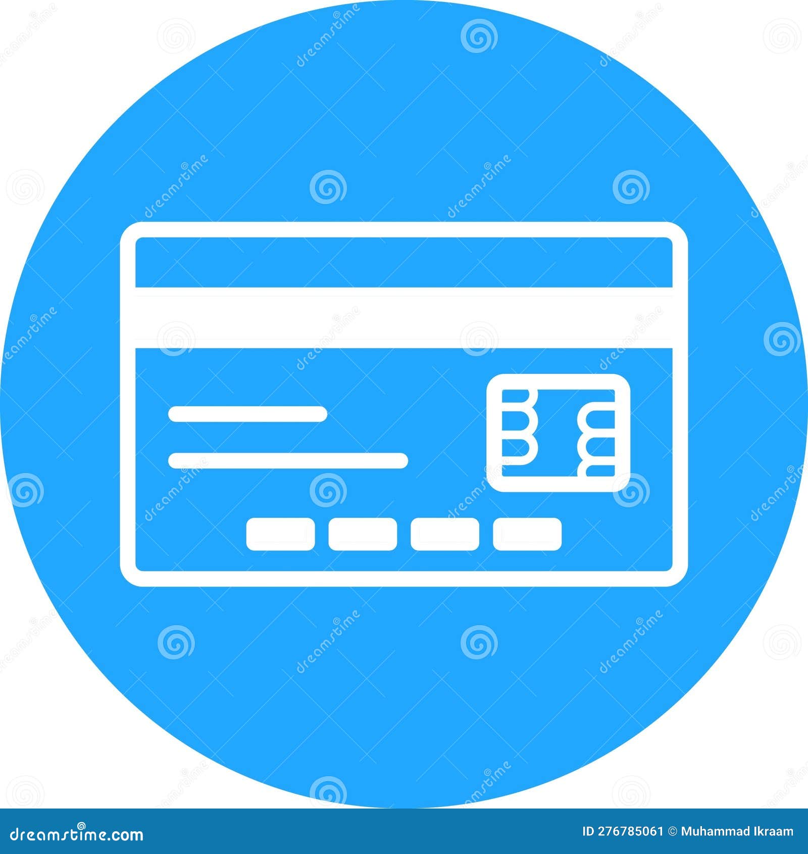 Credit Card Which Can Easily Edit or Modify Stock Illustration ...