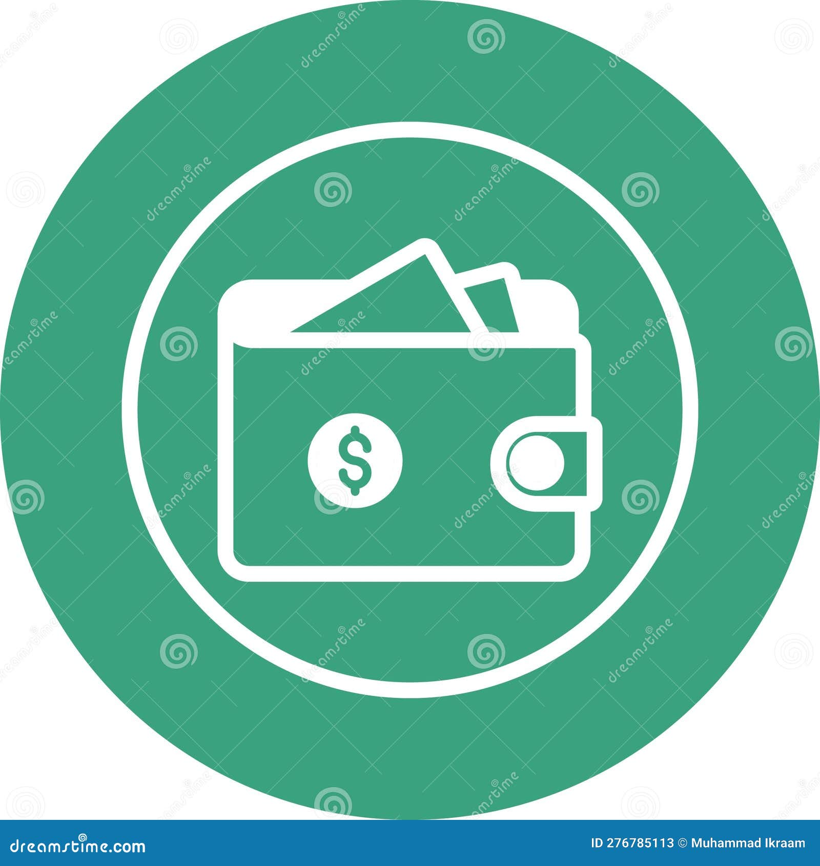 Wallet Which Can Easily Edit or Modify Stock Illustration ...