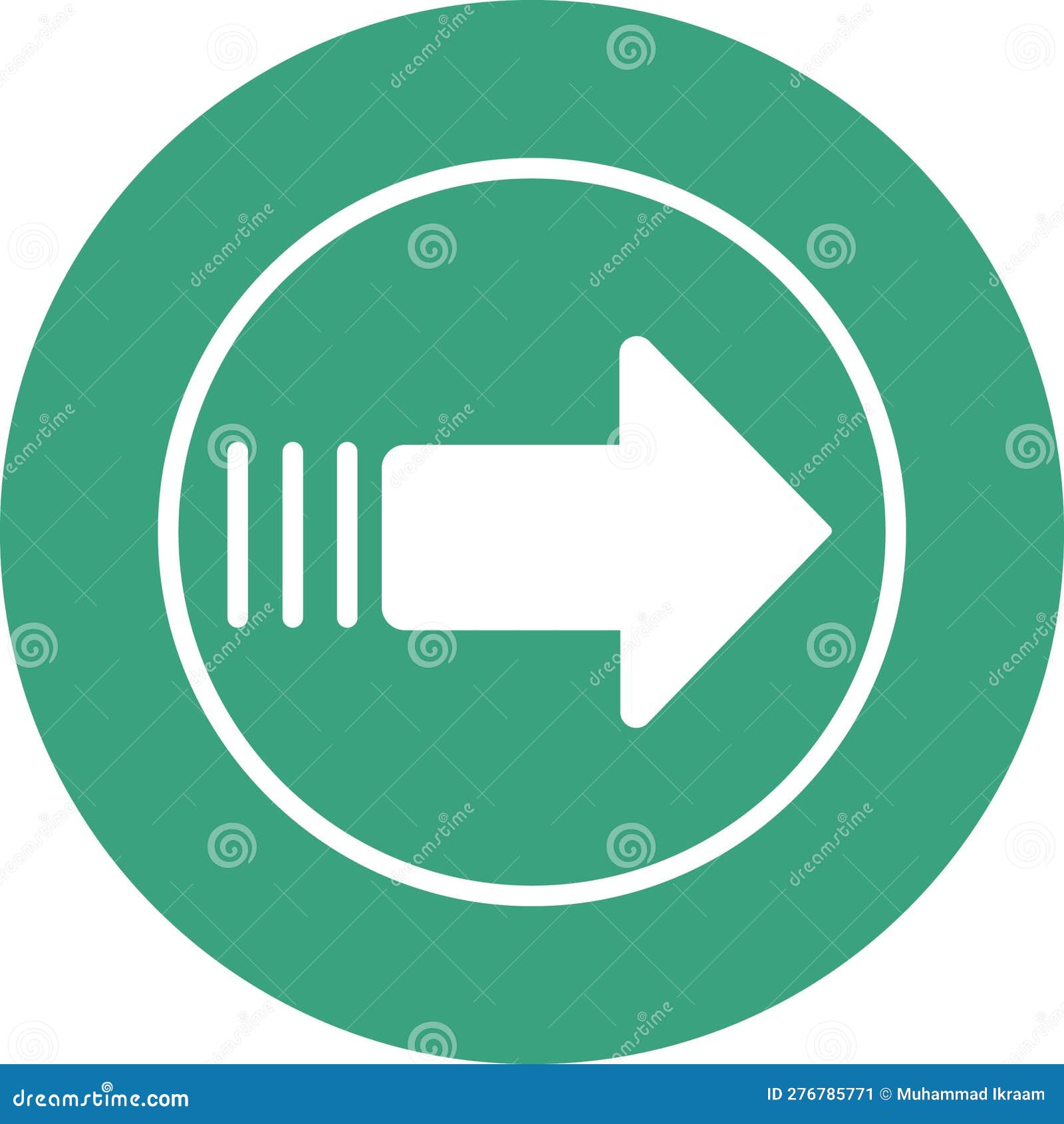 Right Arrow Which Can Easily Edit or Modify Stock Illustration ...