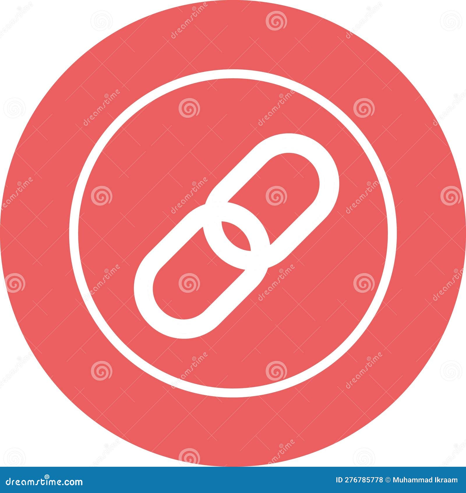 Link Which Can Easily Edit or Modify Stock Illustration - Illustration ...