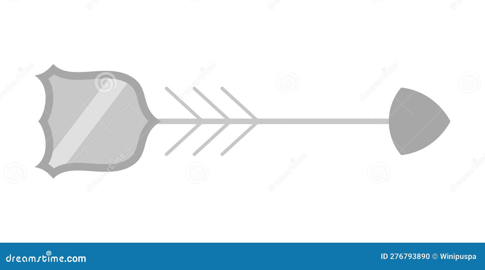 Decorative Arrow Element stock vector. Illustration of abstract - 276793890