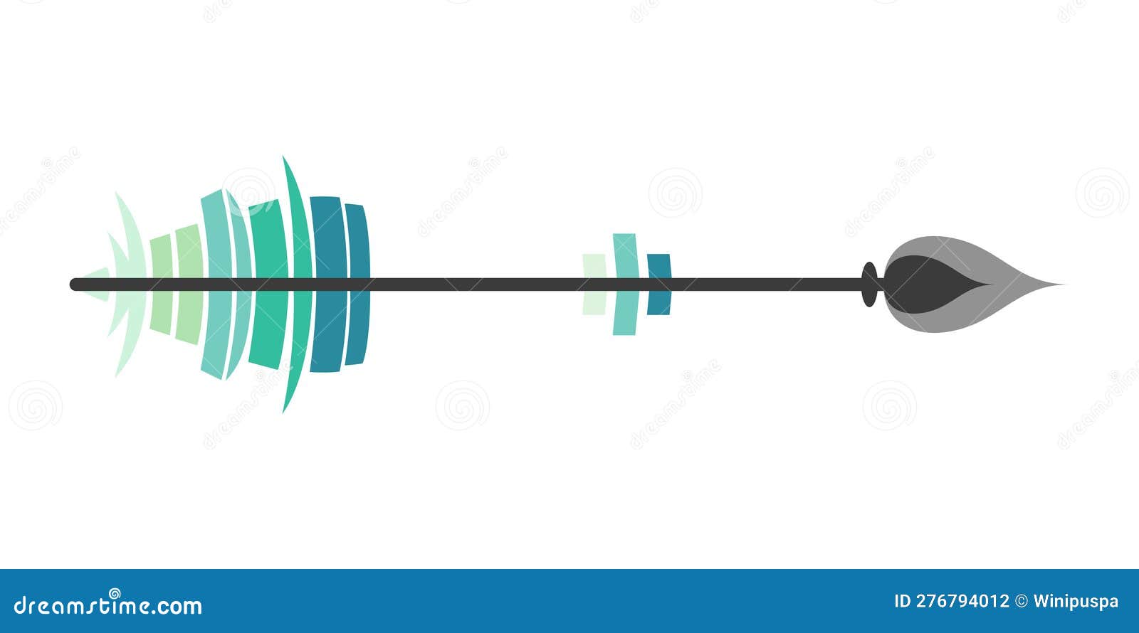 Decorative Arrow Element. stock vector. Illustration of abstract ...