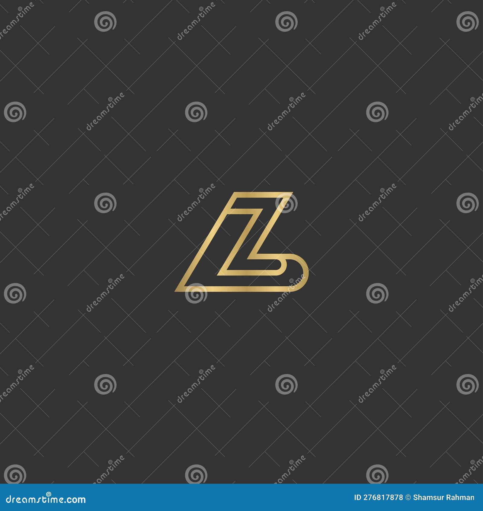 Alphabet Initials Logo ZL, LZ, Z and L Stock Illustration ...