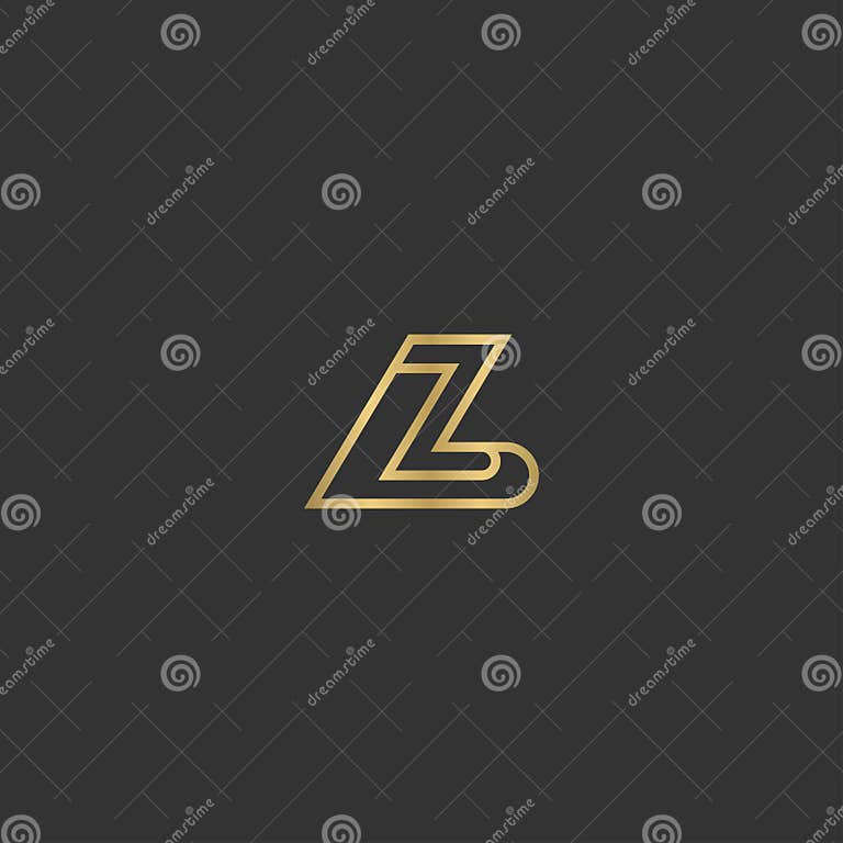 Alphabet Initials Logo ZL, LZ, Z and L Stock Illustration ...