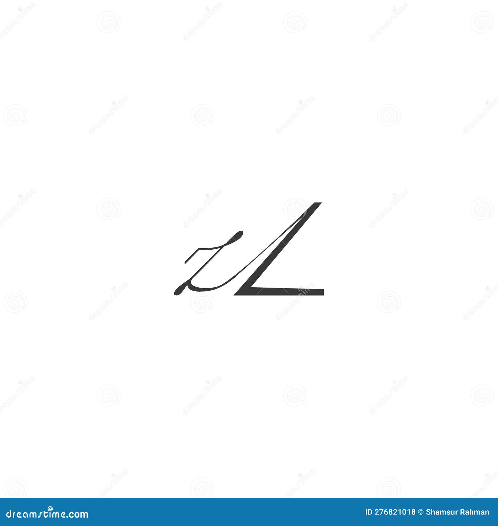 Alphabet Initials Logo ZL, LZ, Z and L Stock Vector - Illustration of ...