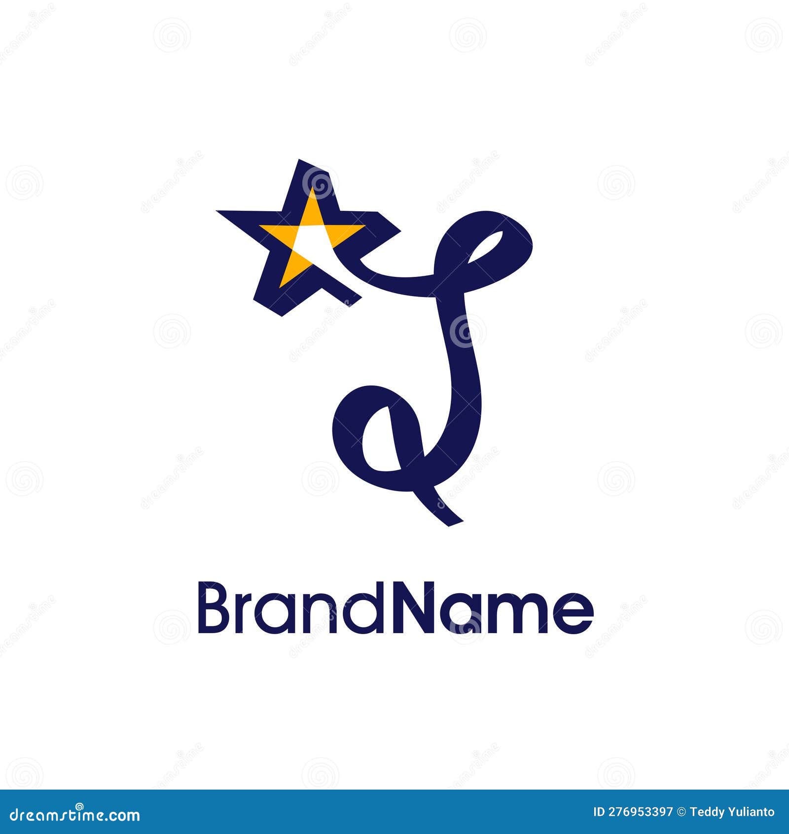 Initial J Abstract Star Logo Stock Vector - Illustration of celebration ...