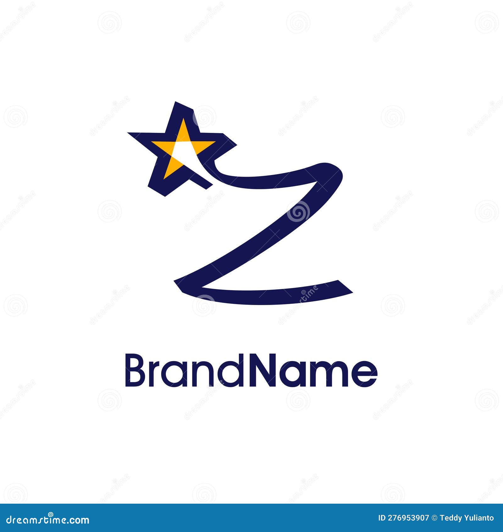 Initial Z Abstract Star Logo Stock Vector - Illustration of element ...