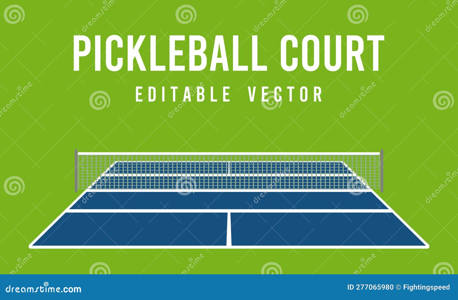 Pickleball Court Design Suitable for Your Digital Resources Stock ...
